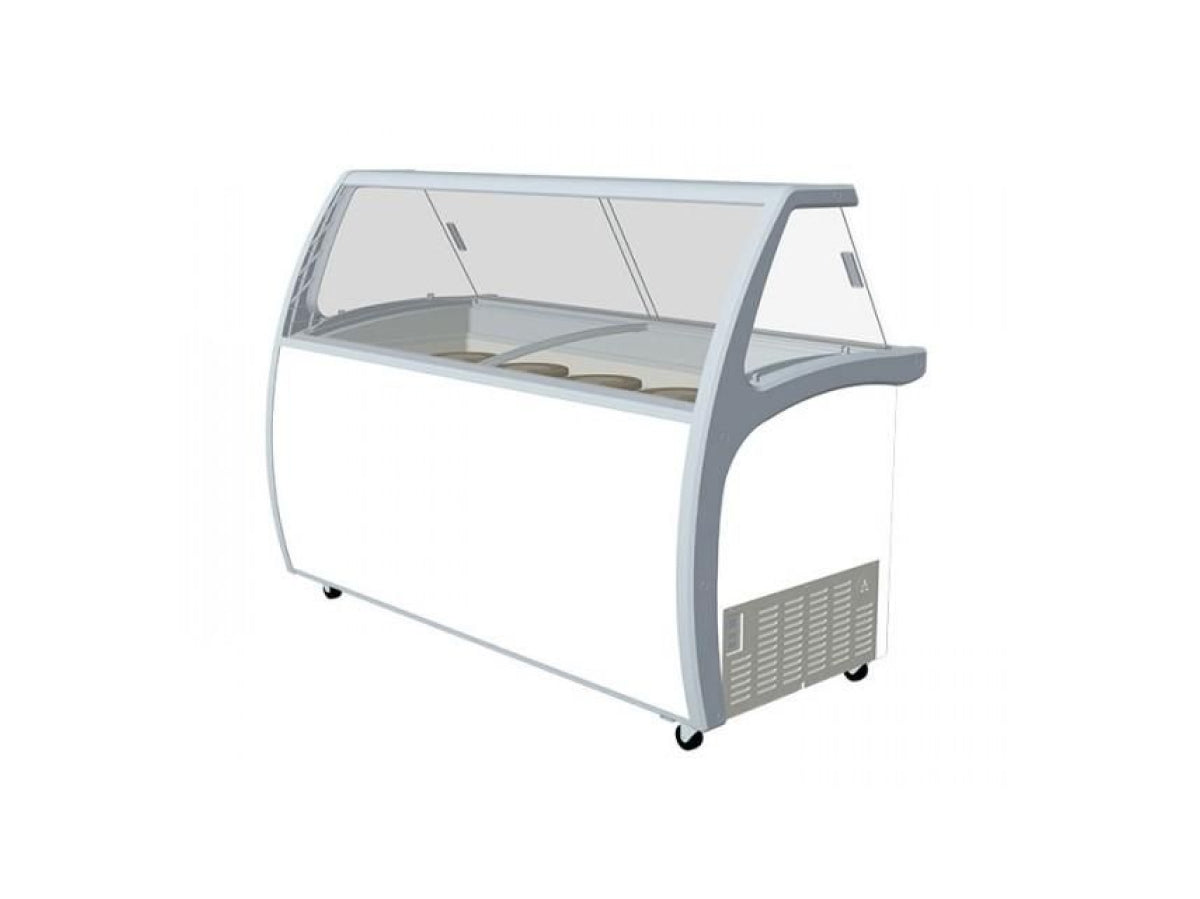 ICE CREAM FREEZER WITH GLASS CANOPY 12 TUB - SD575S2 ...